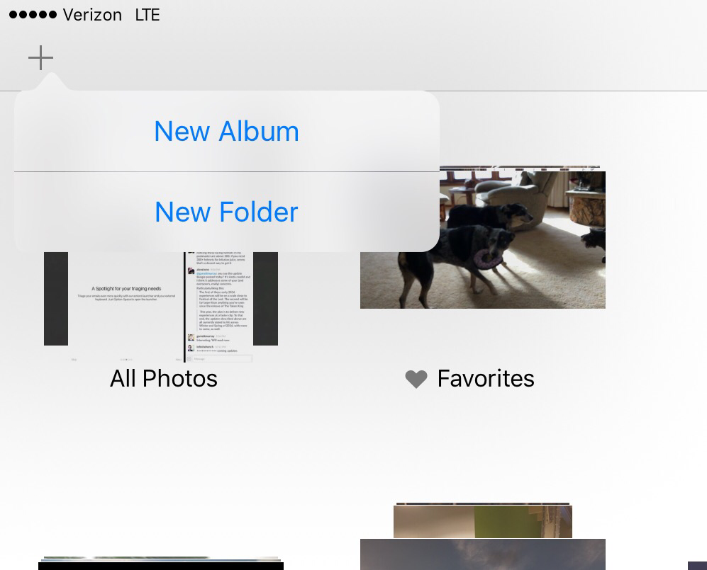 How to create new albums and folders in Photos for iOS – Finer Things ...